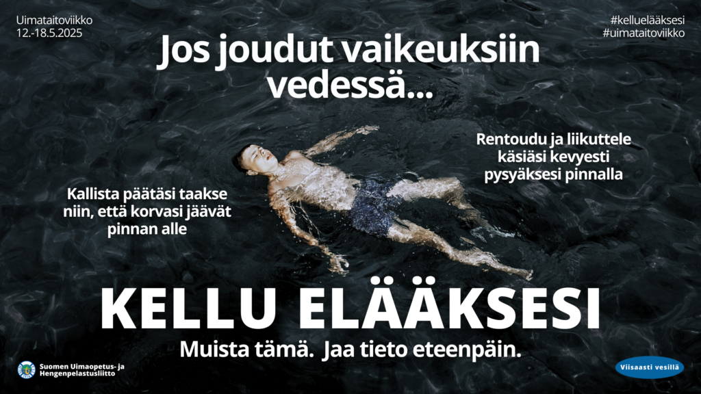 Kellu elääksesi: Uimataitoviikko muistuttaa elintärkeästä taidosta ...